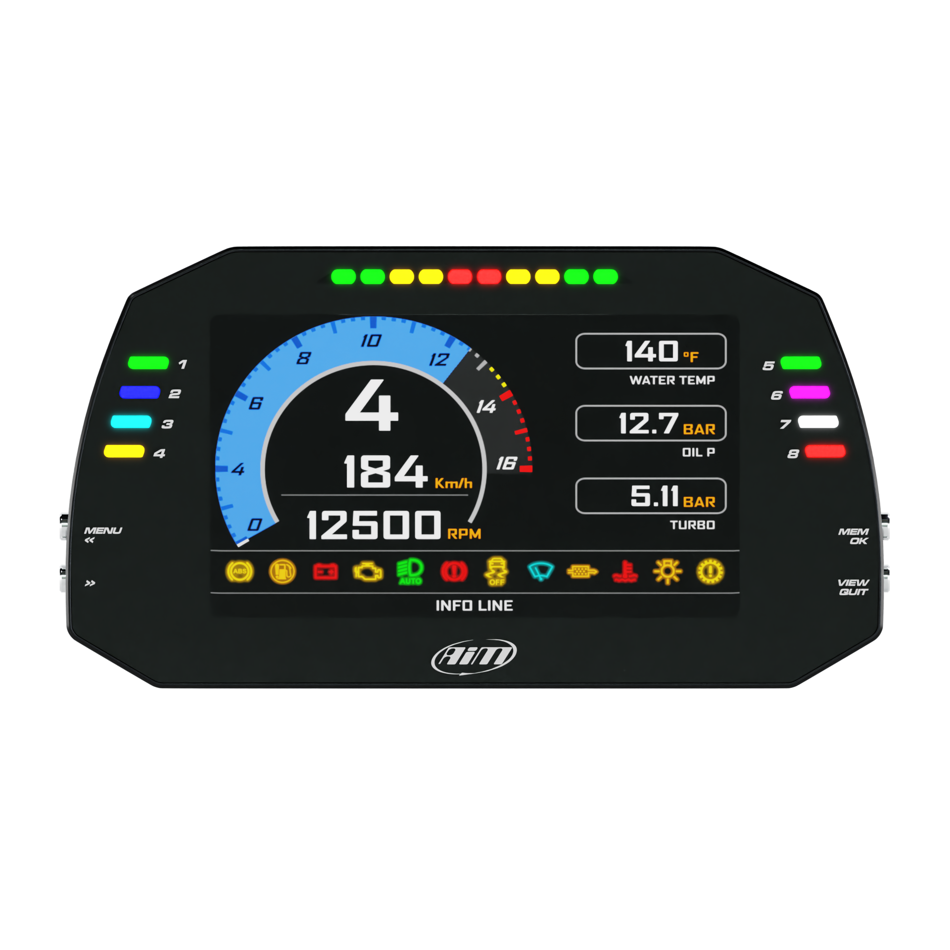 AiM MXG 1.2 7 " TFT Auto-Dash-Display-Logger | AimShop.com