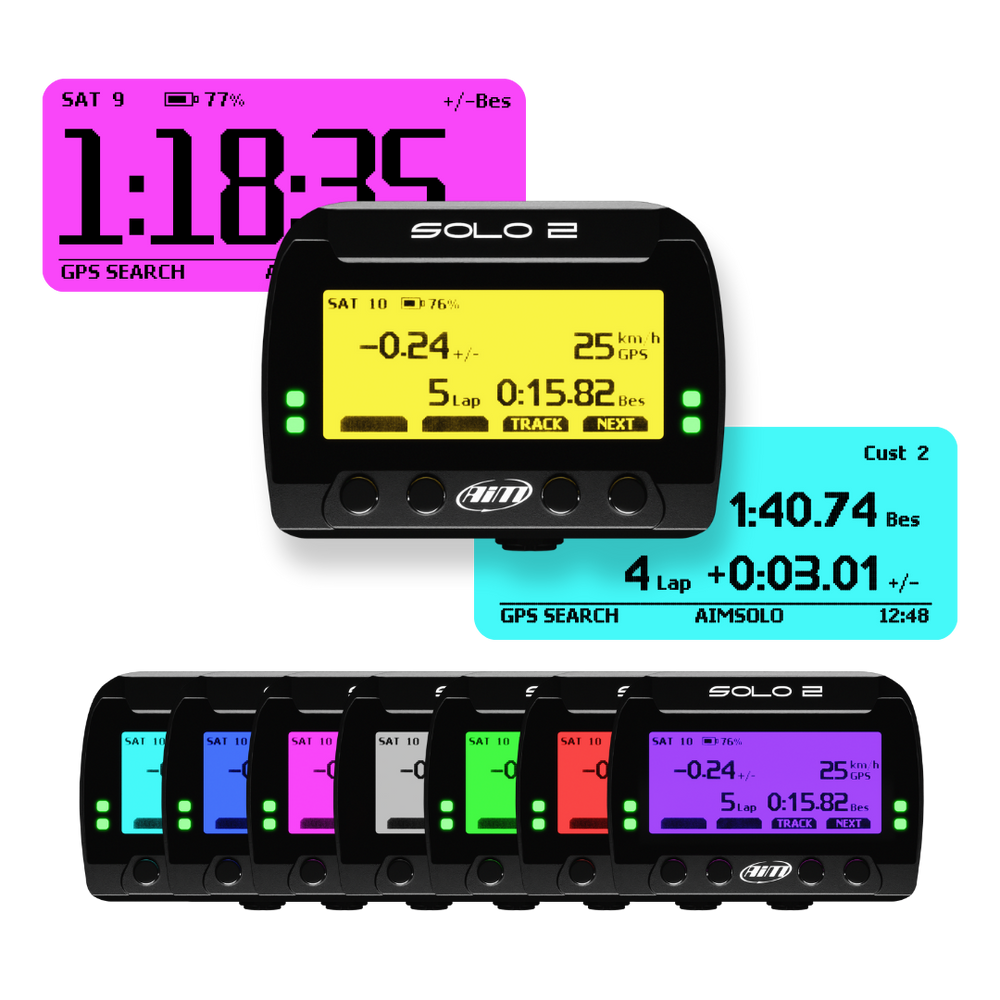 Aim Solo 2 GPS Track Day Racing Lap Timer | AimShop.com