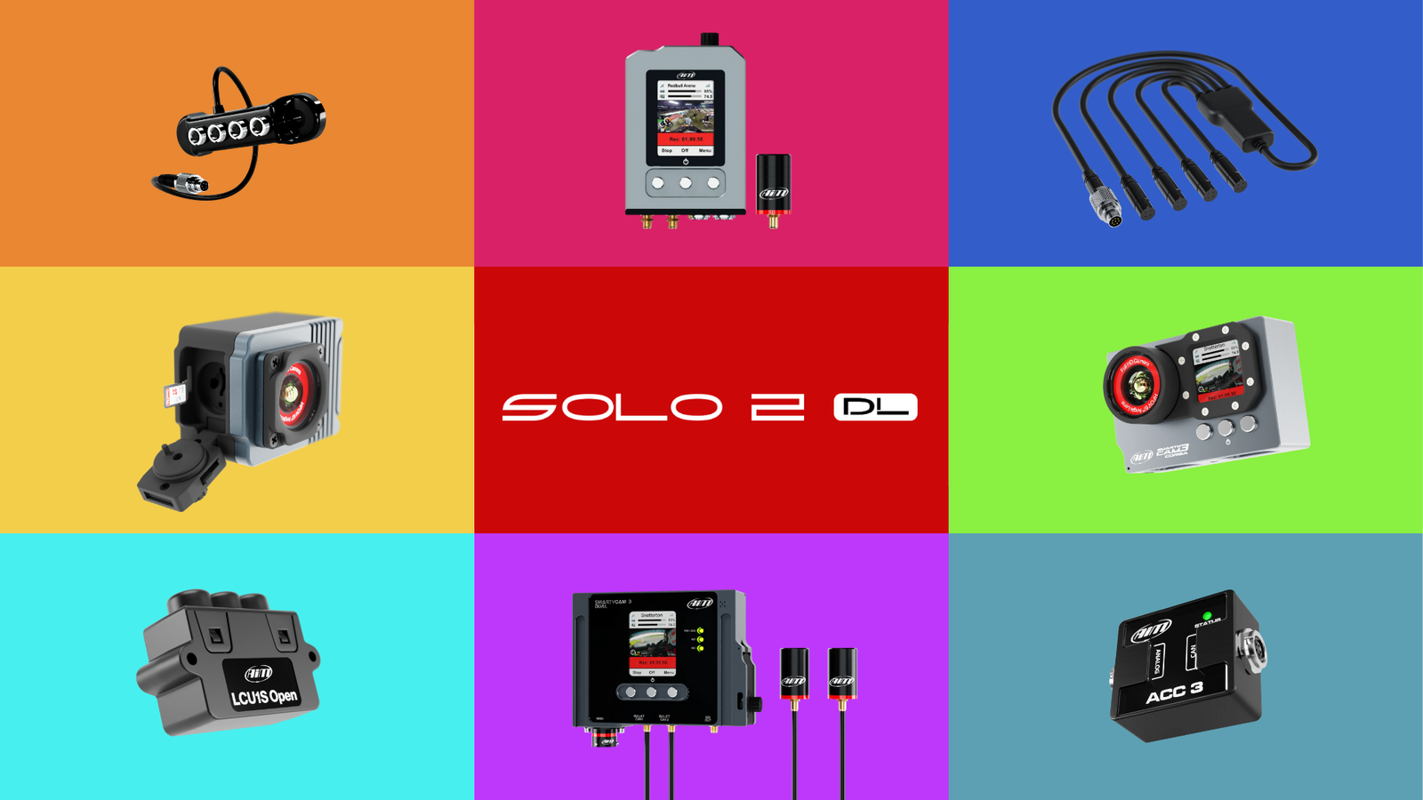Aim Solo 2 DL GPS + ECU Racing Dash Logger | AimShop.com