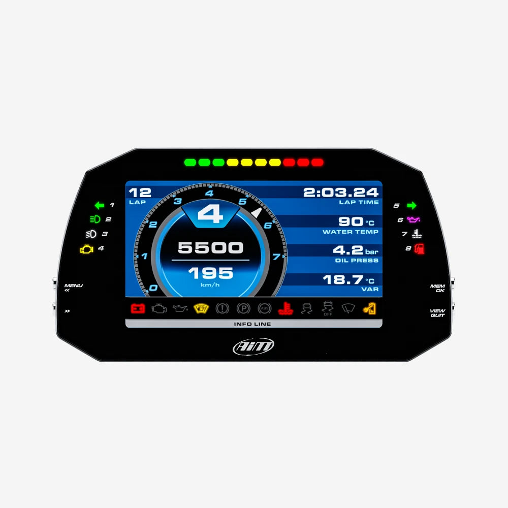 Aim MXG 1.3 Strada IVA Compliant TFT Kit Car Dash Display | AimShop.com