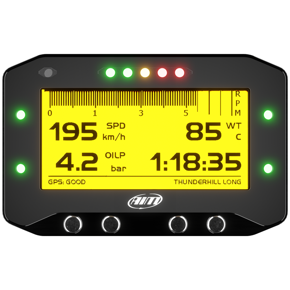 Aim GS-Dash Motorcycle Racing Dash Display | AimShop.com