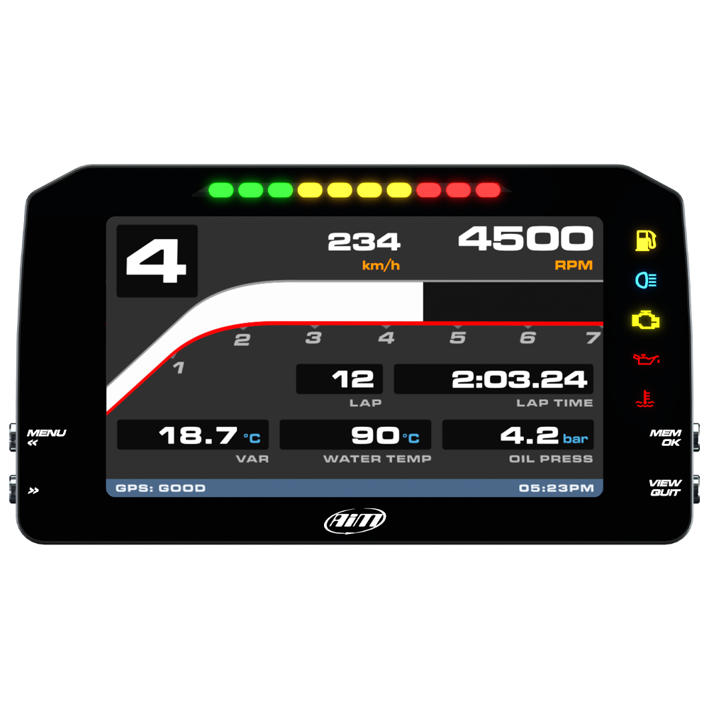 Aim MXP 1.3 Strada Aprilia IVA Kit Compliant 6" TFT Display Plug & Play ...